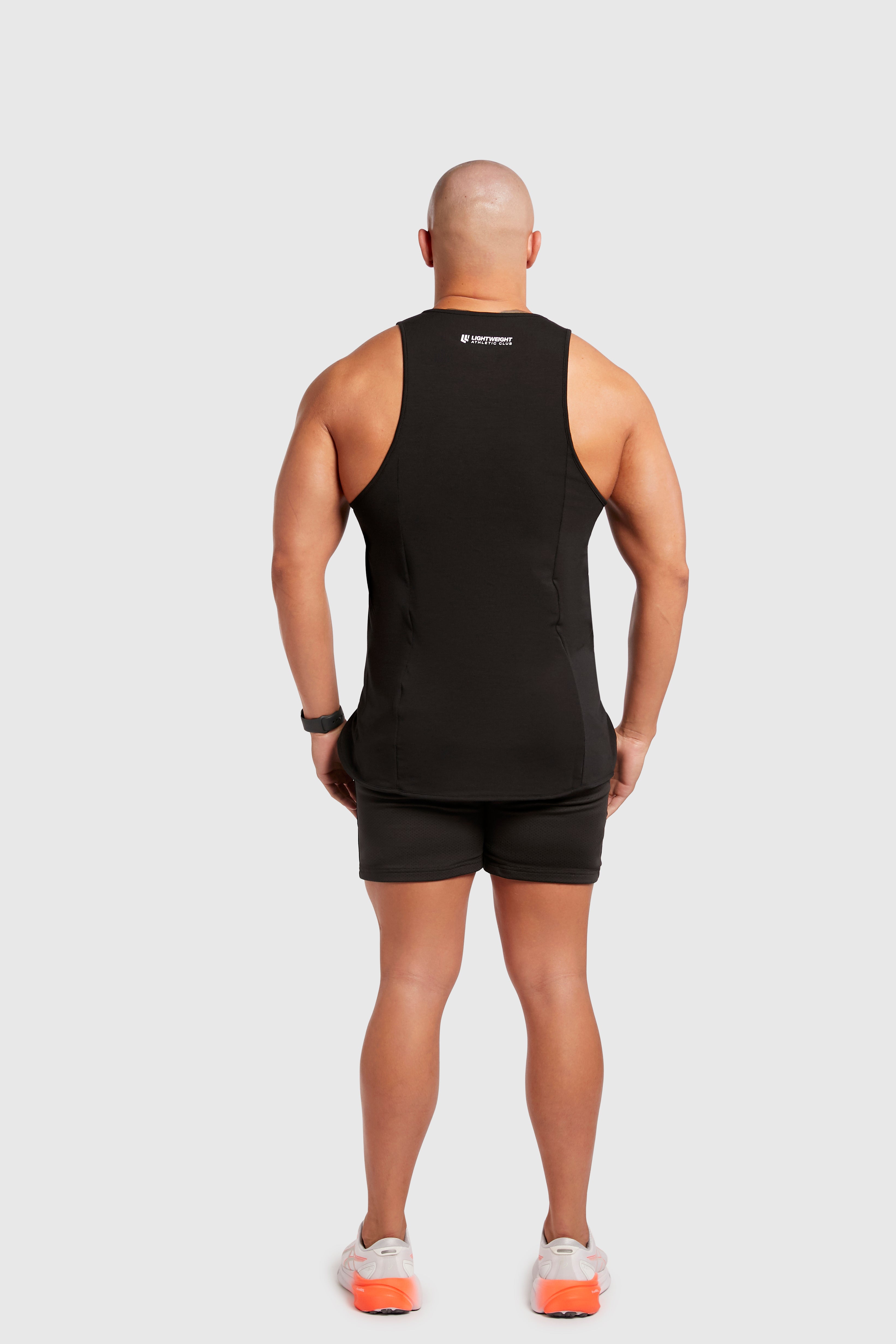 Men's Muscle Singlet - Black – Lightweight Athletic Club